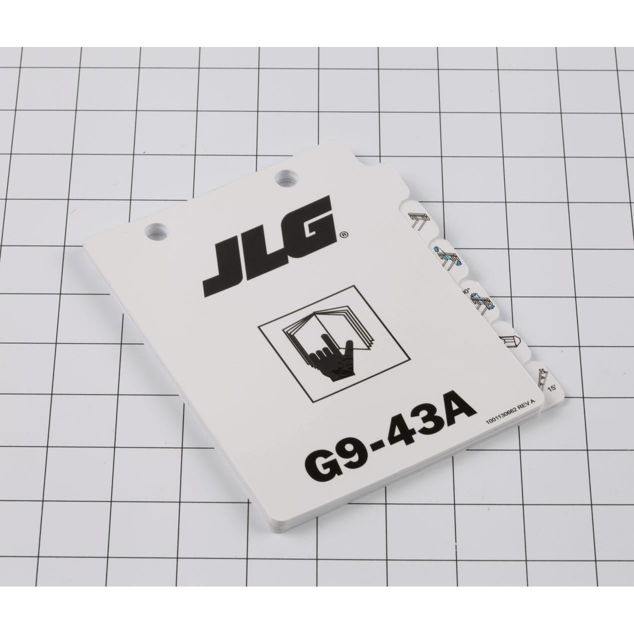 JLG Part # 1001130663 - LOAD, CHART BOOKLET G9-43A