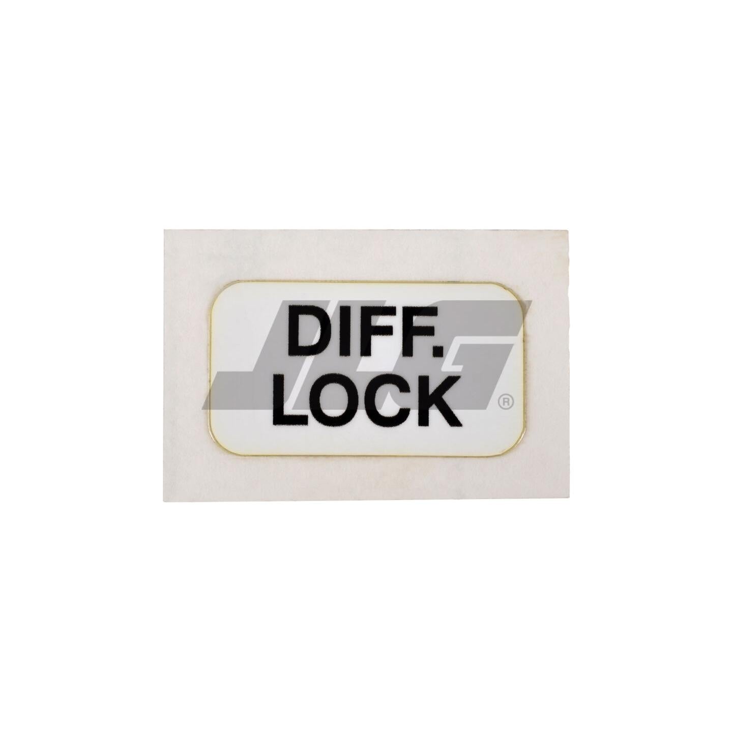 JLG Part # 10120997 - DECAL, DIFF. LOCK (INDICATOR L)