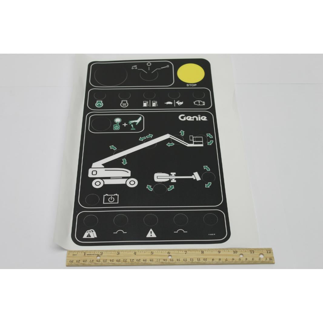 Genie Part # 114465, 114465GT - DECAL GROUND CONTROL BOX