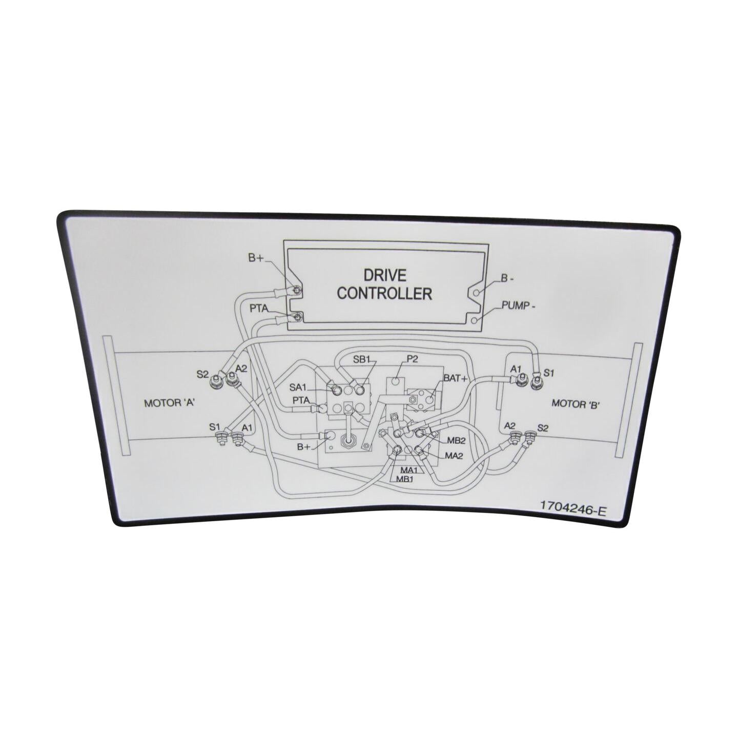 JLG Part # 1704246 - DECAL, WIRING DIAGRAM