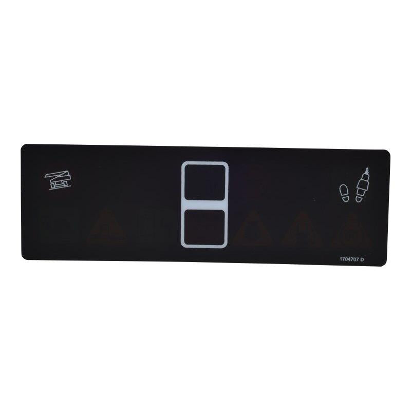 JLG Part # 1704707 - DECAL, PLATFORM DISPLAY (DOM)