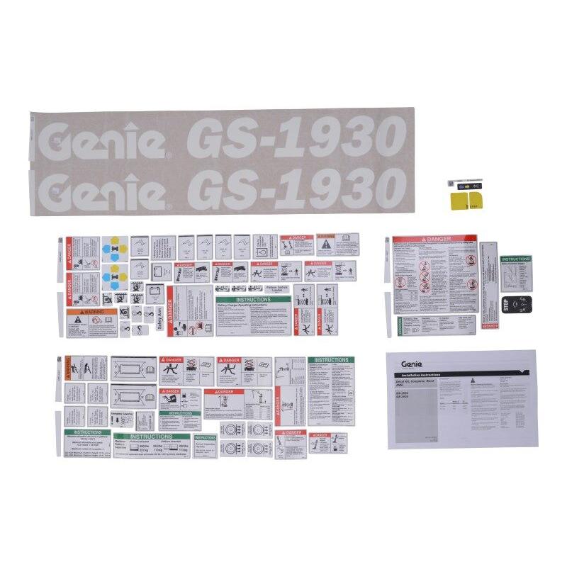 JLG Part # 232055 - Genie-DECAL KIT, 1930 COMP