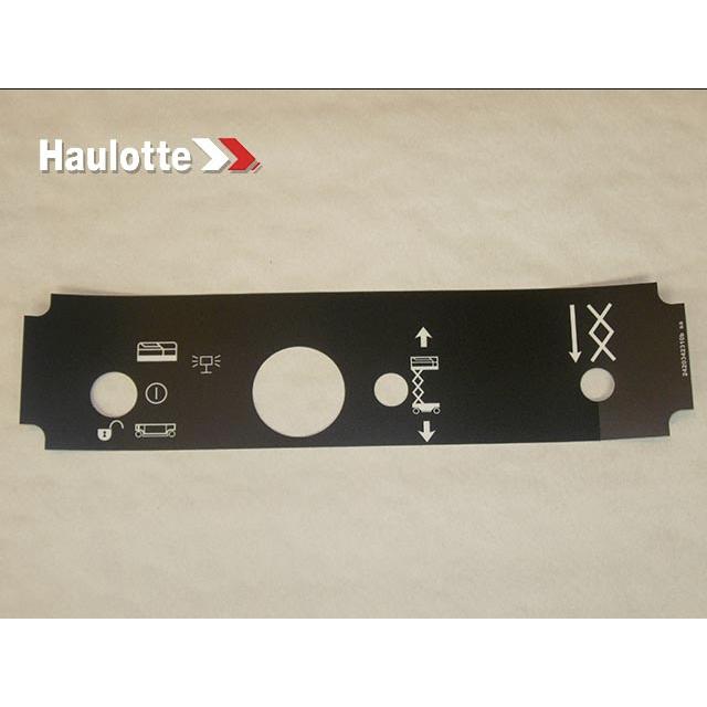 Haulotte Part # 2420342310 - CONTROL BOX LABEL