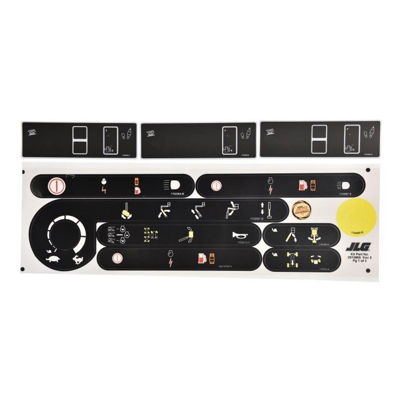 JLG Part # 2910865 - KIT, PLATFORM CONSOLE DECAL