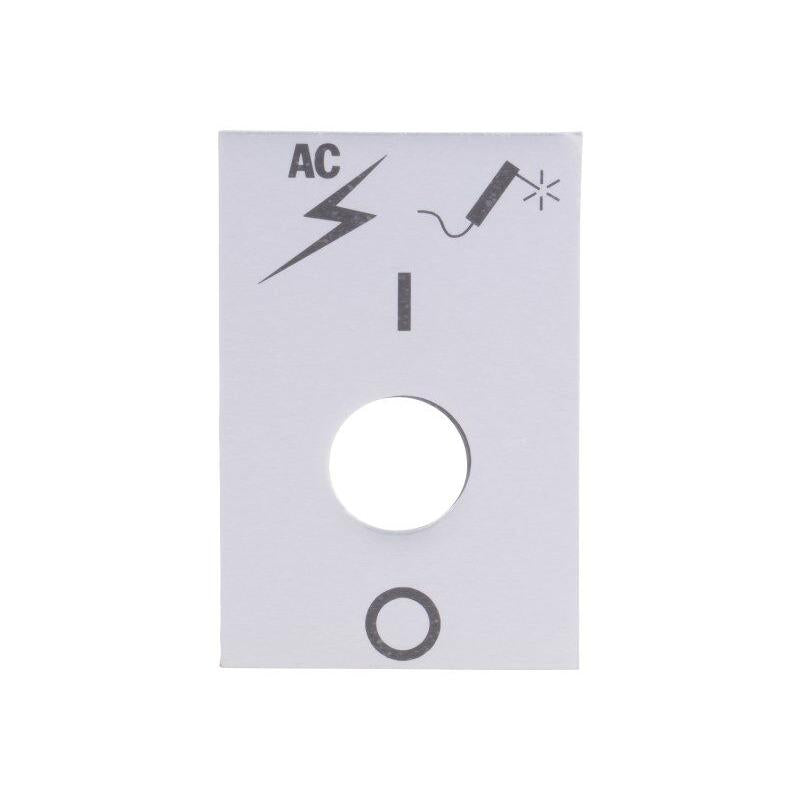 JLG Part # 3252764 - NAMEPLATE, AC & WELD