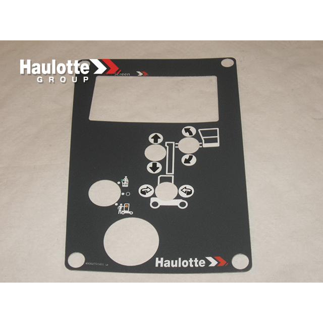 Haulotte Part # 4000275450 - Lower Control Box Label - Star8-10