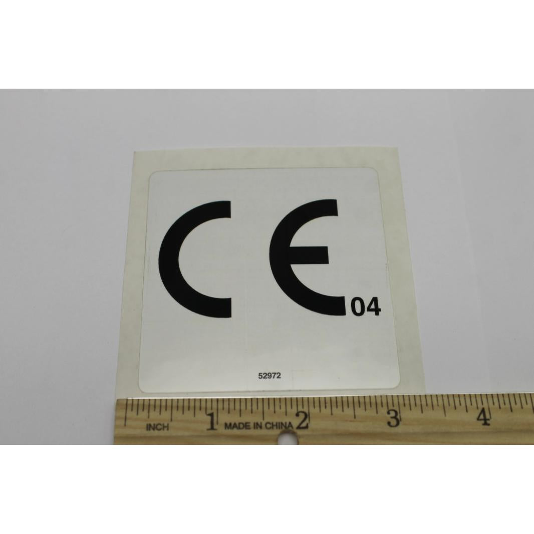 Genie Part # 52972, 52972GT - DECAL,CE MARK,3"