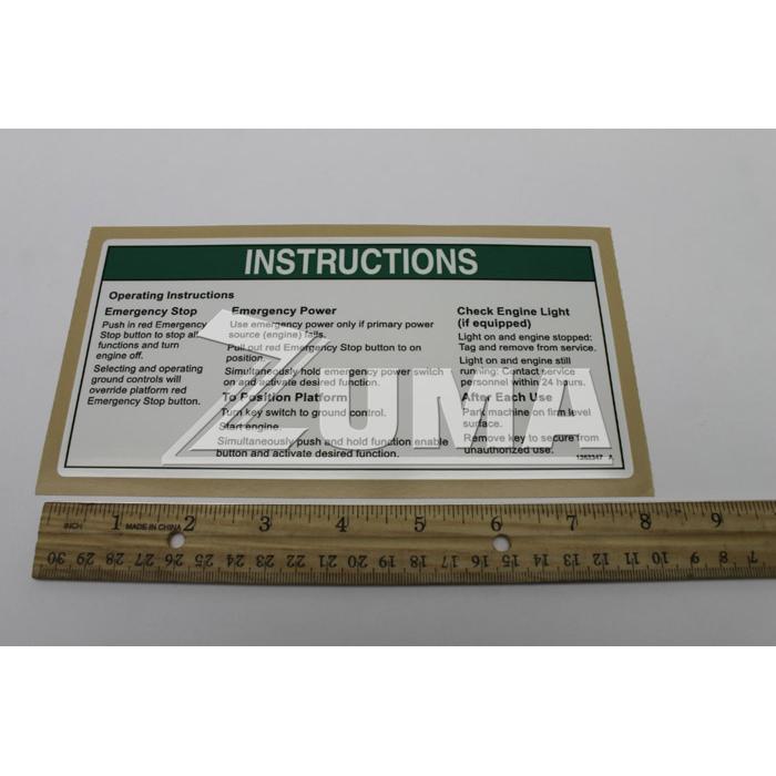 Genie Part # 62347, 62347GT - VALVE-FLOW REGULATOR, 1.4 GPM*