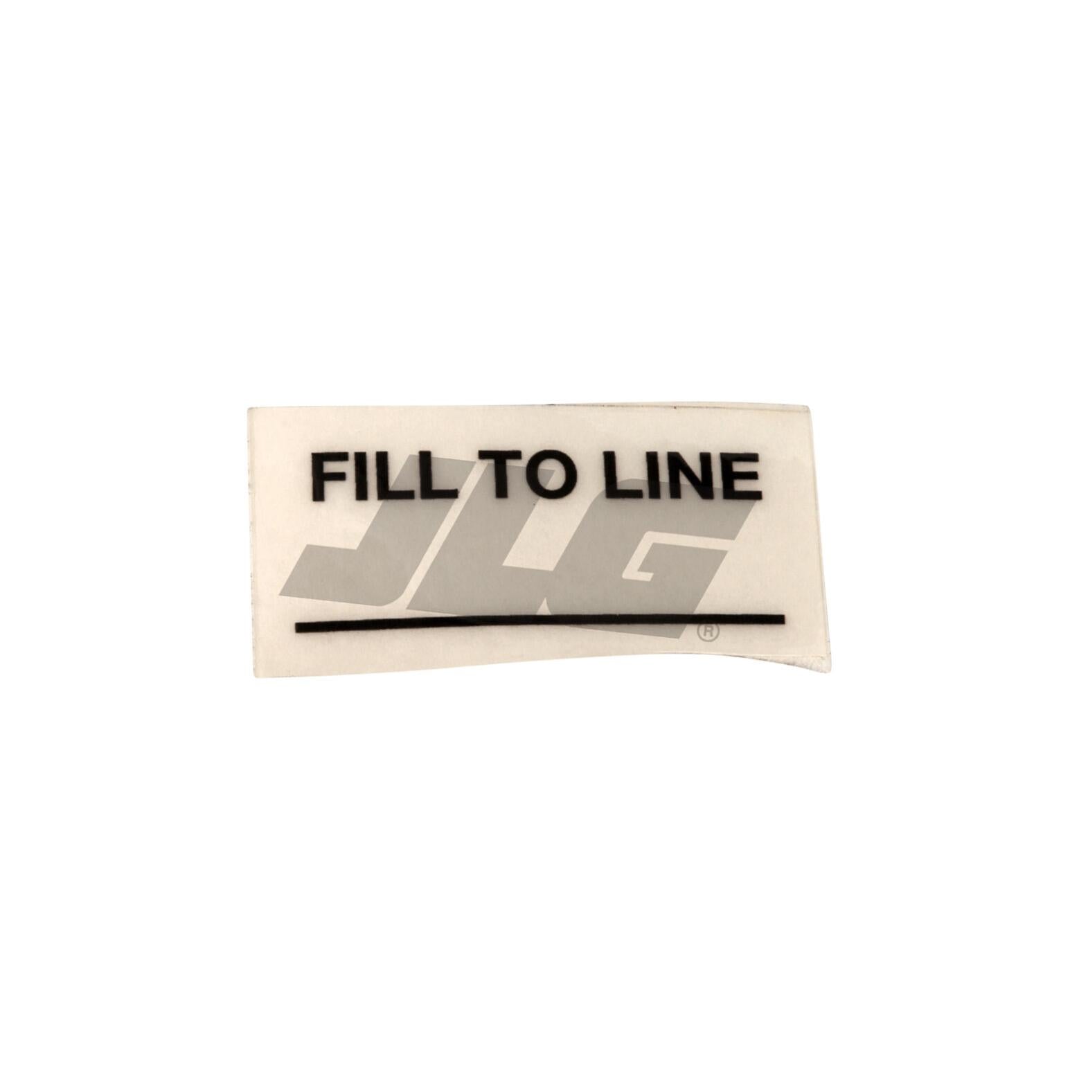 JLG Part # 7016713 - DECAL, TANK FILL LINE