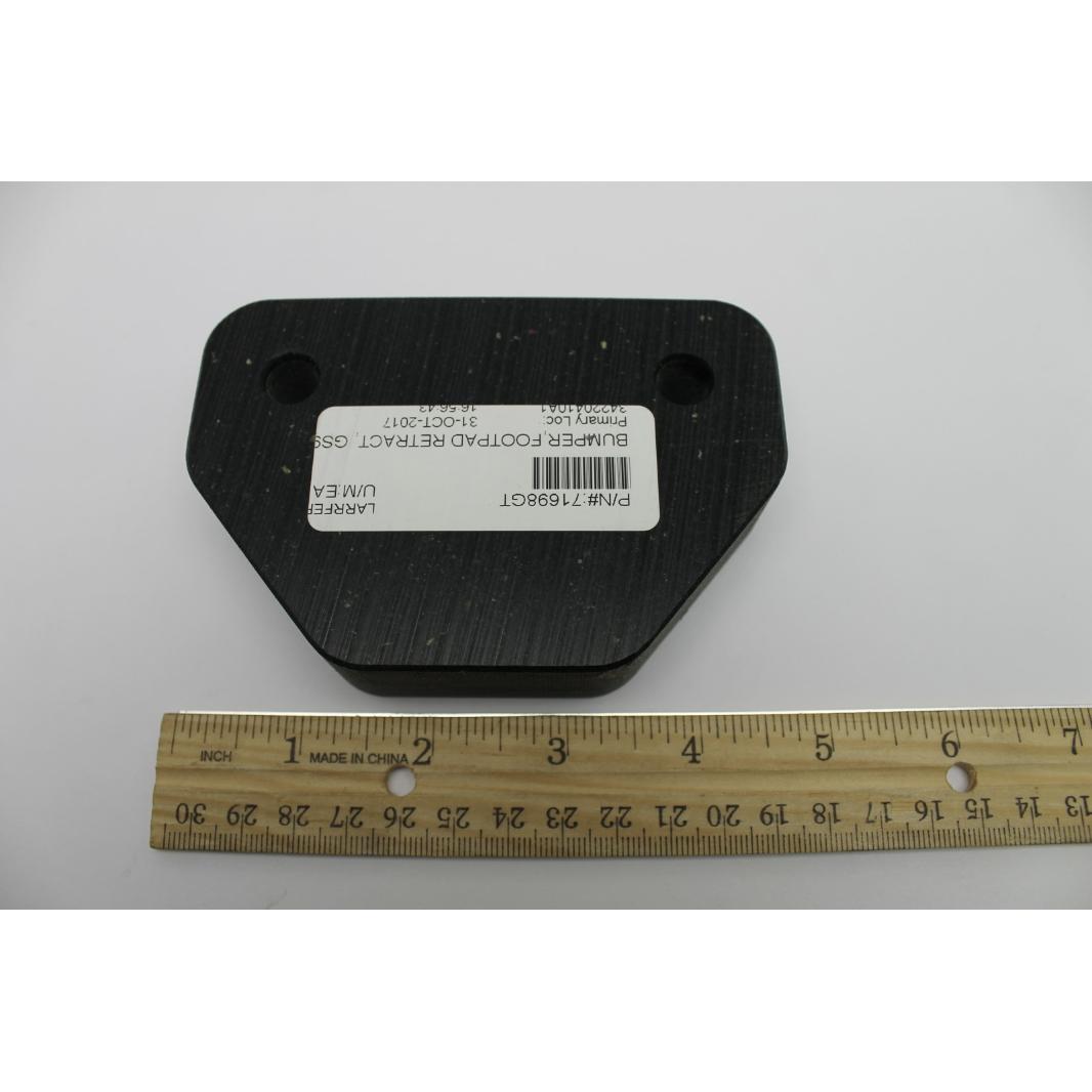 Genie Part # 71698, 71698GT - BUMPER, FOOTPAD RETRACT, GS90