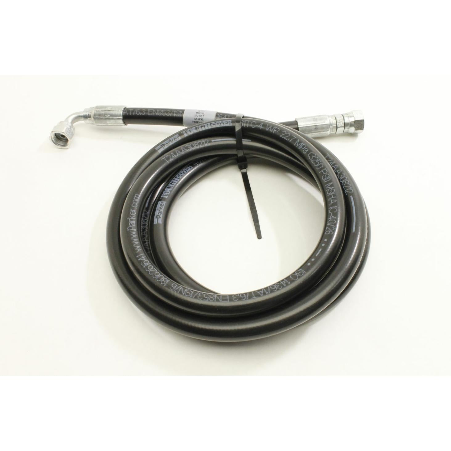 Genie Part # 79717, 79717GT - HOSE ASSY, S2 (F.MF) -RTEE (STCYL)