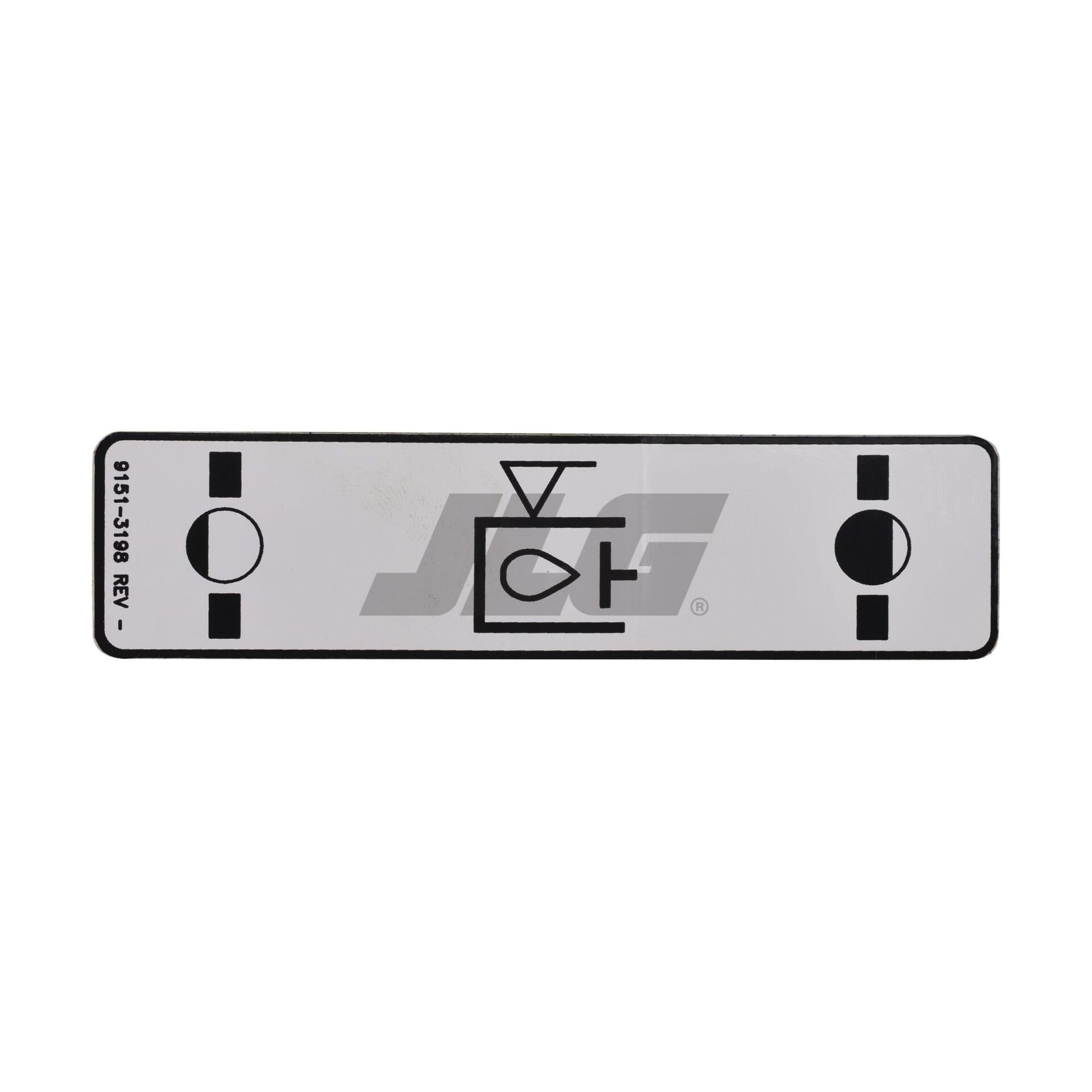JLG Part # 91513198 - OIL LEVEL DECAL