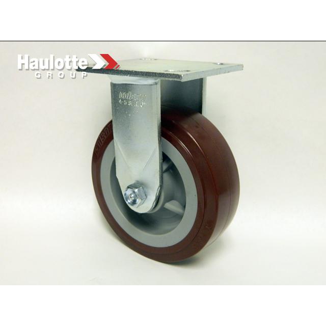 Haulotte Part # B08-01-0021 - Caster-6in-plt-rigid-polyureth
