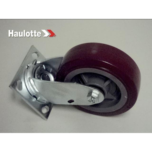 Haulotte Part # B08-01-0024 - Caster-6in-plt-swivl-polyureth