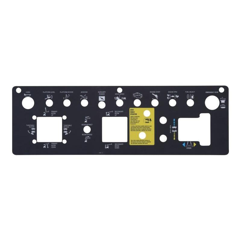 Genie Part # 72441, 72441GT - DECAL,PLATFORM CONTROL PANEL**