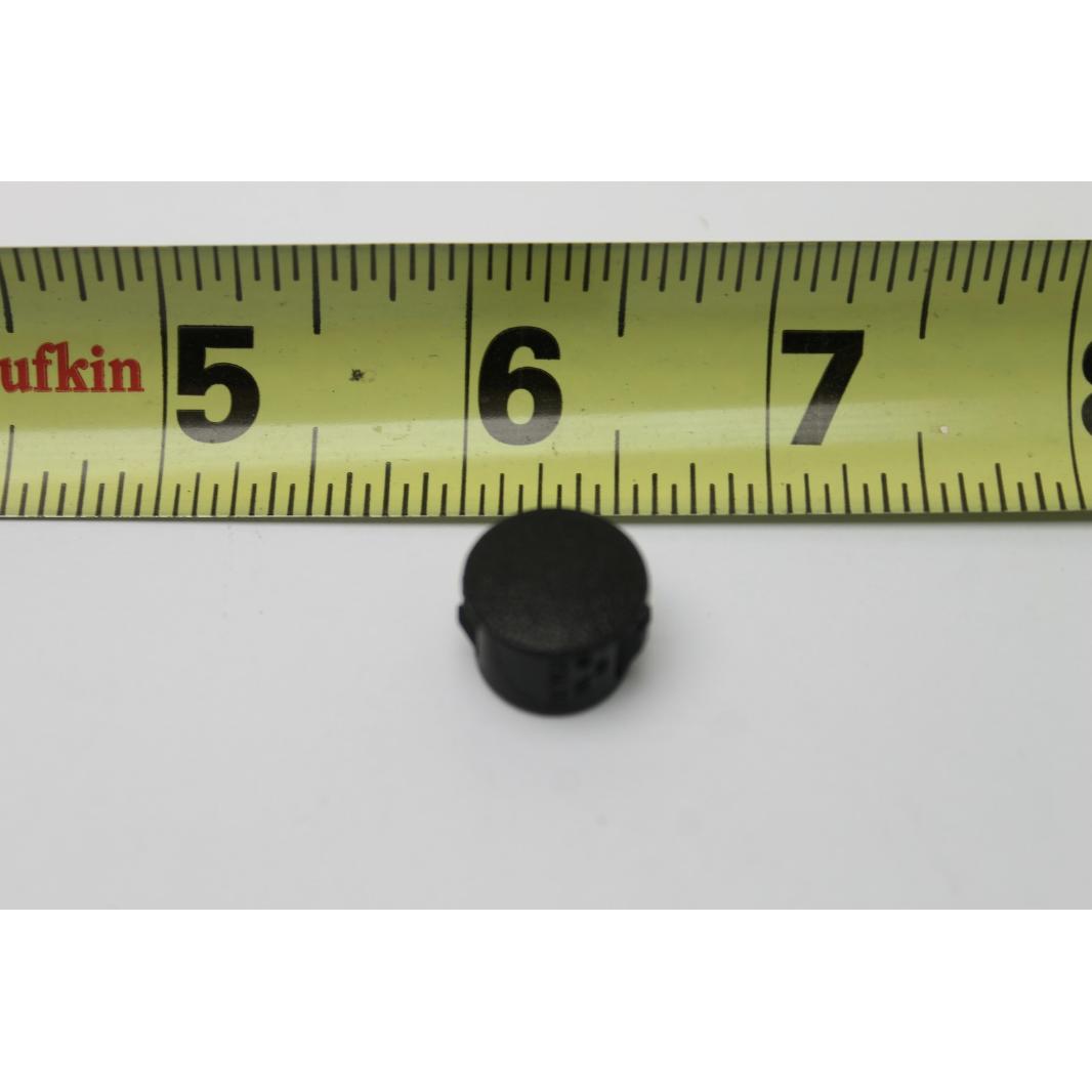 Genie Part # 45384, 45384GT - PLUG,NYLON .50 BLACK DOMED